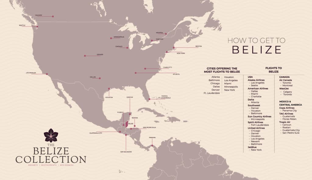 Getting to Belize has never been easier! Major airlines, including ...